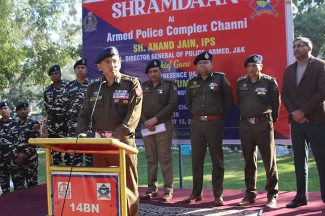 ADGP Armed participates in Shramdaan Safai Abhiyan