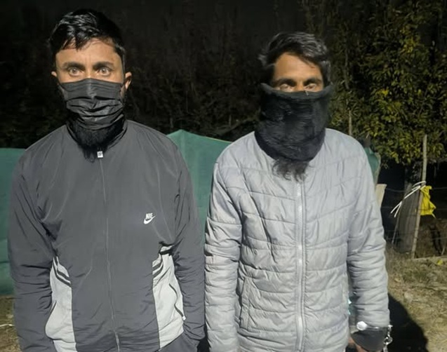 J&K Police arrests 02 Hybrid terrorists; arms & ammunition recovered