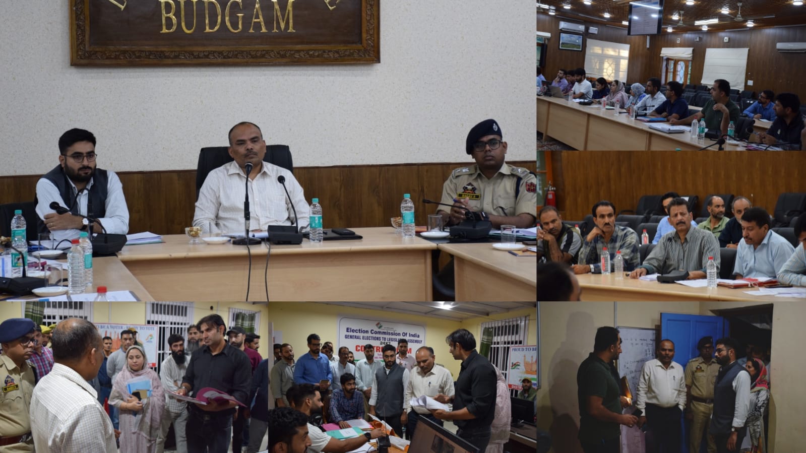 CEO J&K inspects MCMC, Control Room, Counting Centre, Strong Rooms