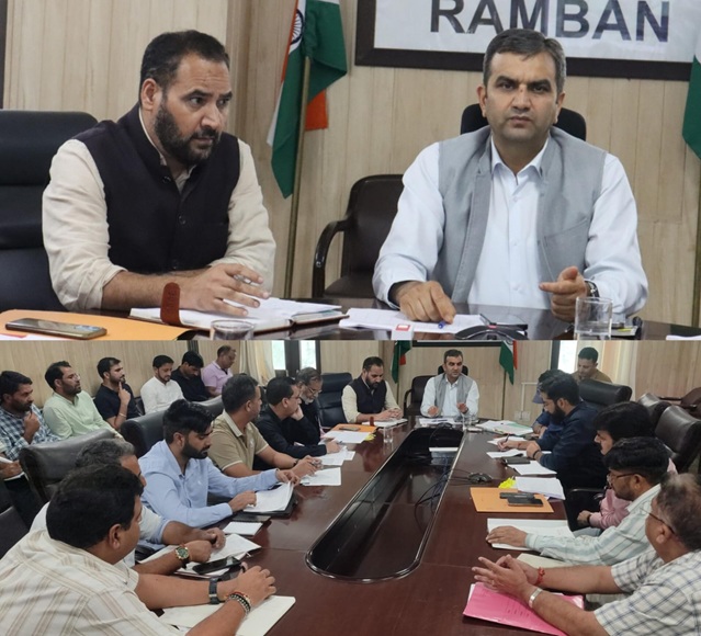 DC Ramban Sets timeline for execution of Works