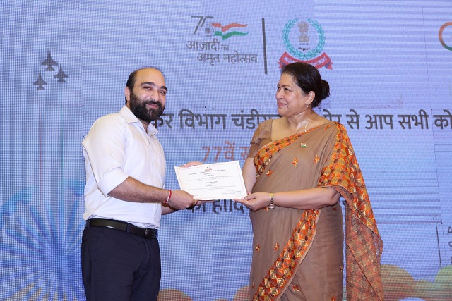 Dr Mohnish Digra (IRS) confer with prestigious " Certificate of Merit ...