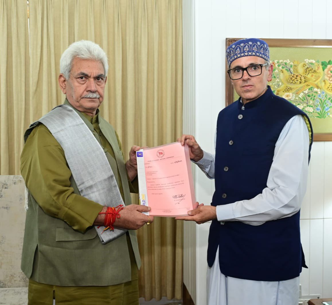 Omar Abdullah To Take Oath As Cm Of Jandk On 16th Oct At 11 30 Am Along