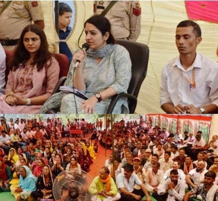 Saloni Rai becomes first DC to visit Ladda Panchayat, Travels 10 kms on ...