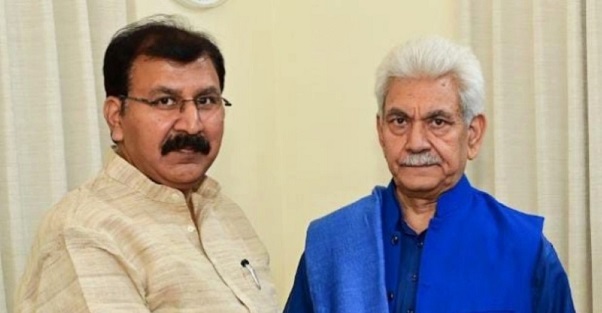 MLA Arvind Gupta calls on LG J&K