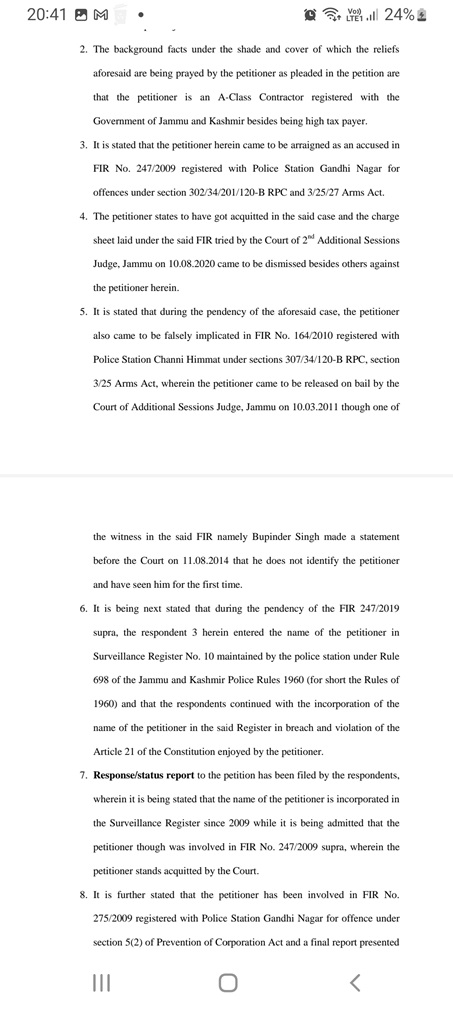 Parag Sharma's pleadings relieves one from charge of 'History Sheeter ...