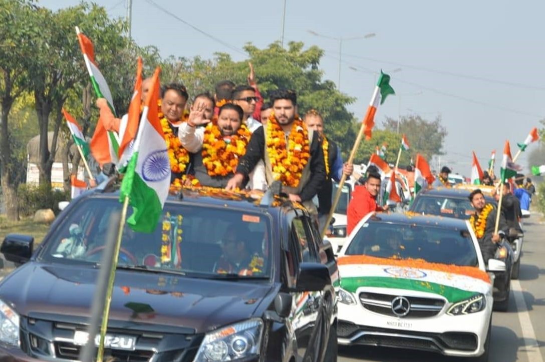 KCWT under Chandan Datta organizes Bike and Car TIRANGAA rally in Jammu