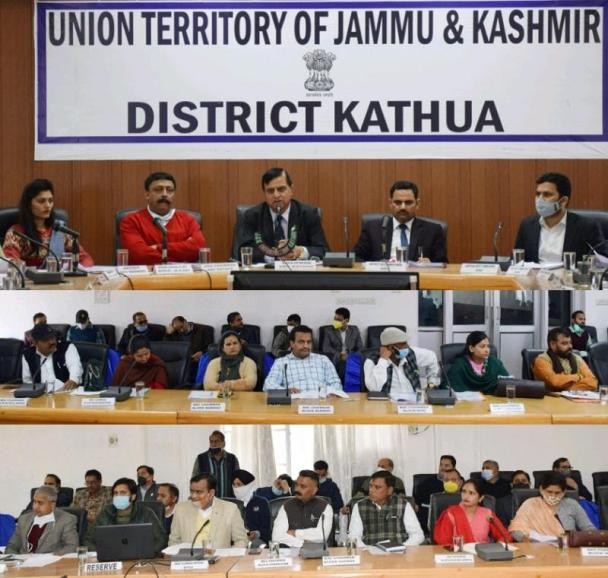 New Political map: Kathua DDC Chairman chairs meeting to discuss road ...