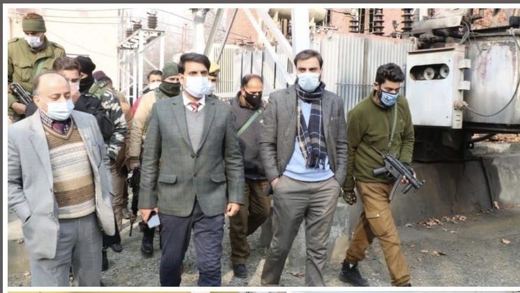 Aijaz, Basharat inspect several Receiving Stations in Srinagar