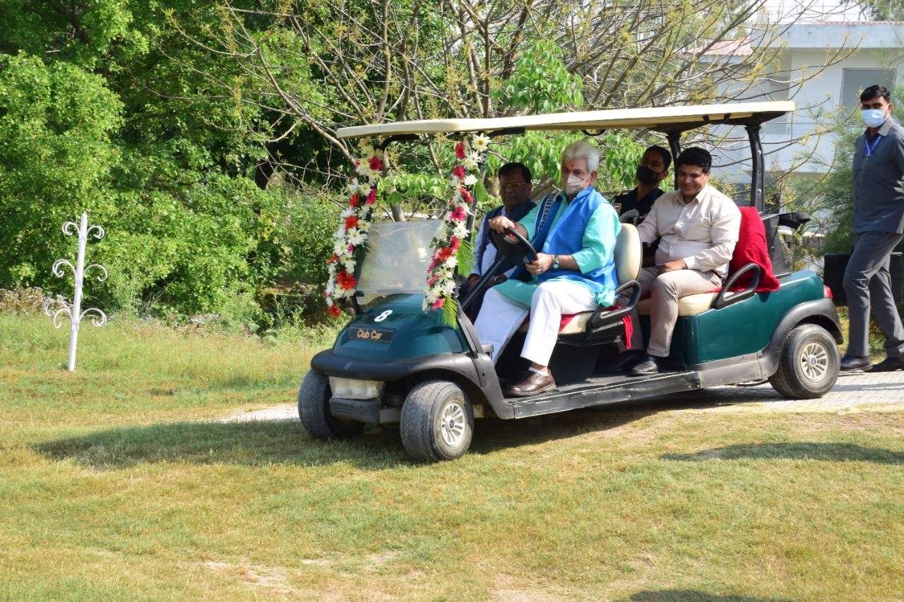 Lt Governor inaugurates Golf Training Academy at Jammu Tawi Golf Course ...