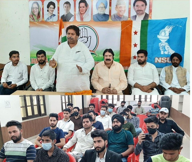 NSUI celebrates 52nd foundation day in Jammu