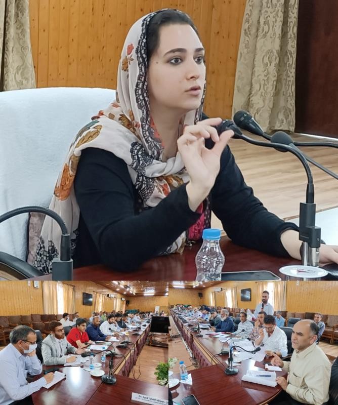 Dr Syed Sehrish impresses upon all the officers to accomplish all the ...