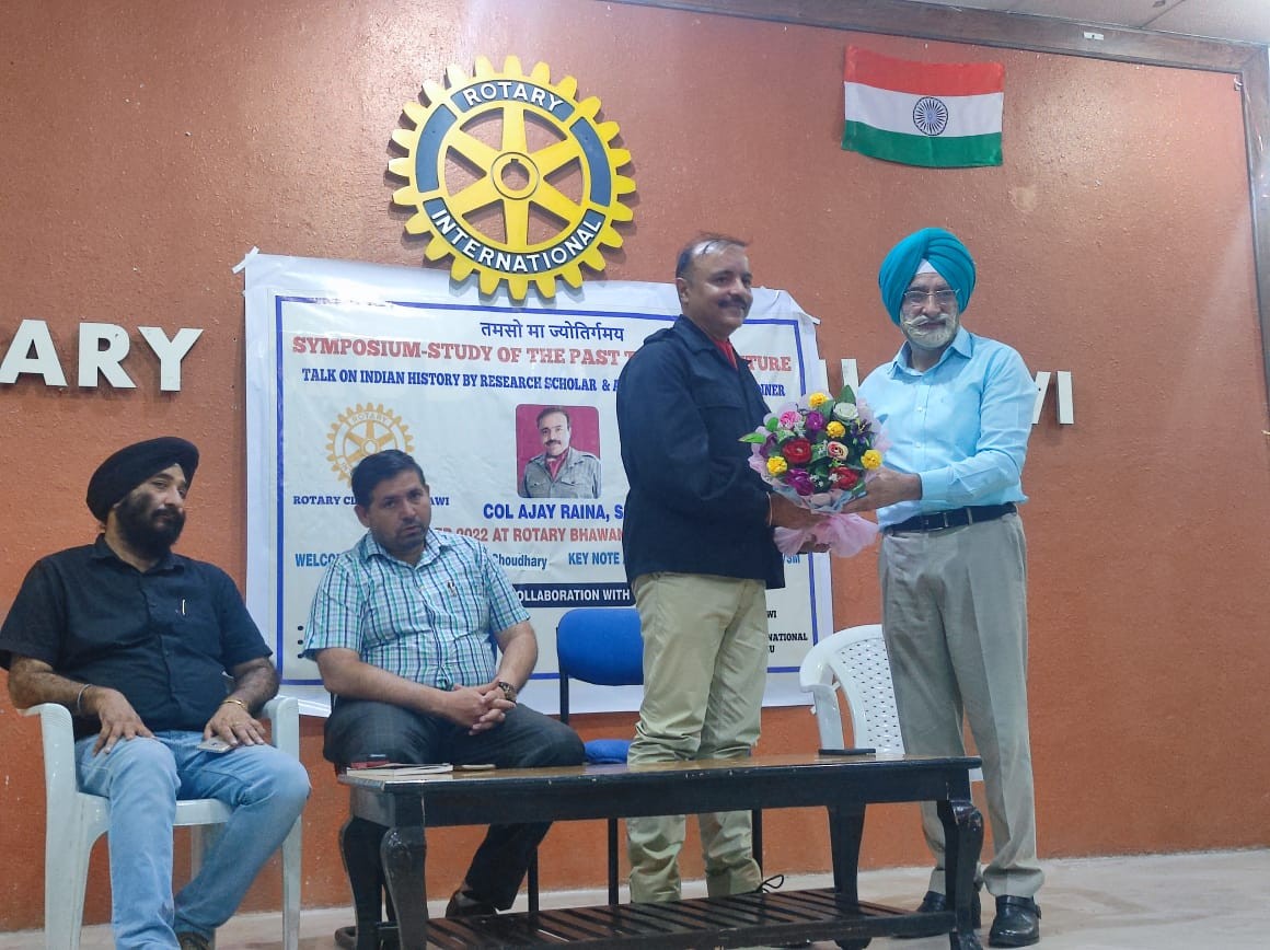 Study the Past to define the Future; Col Ajay Kumar Raina speaks