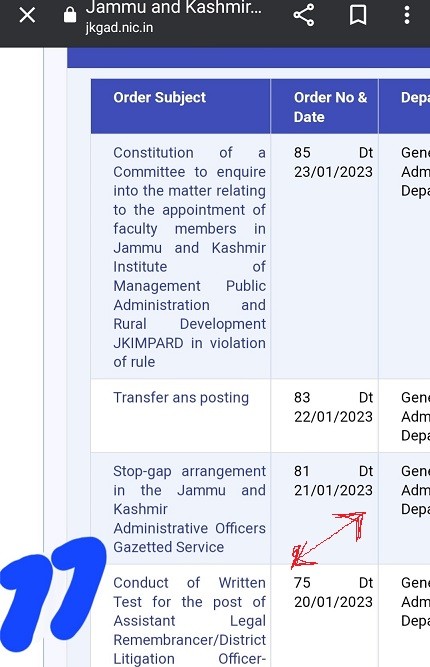JKGAD orders Secretaries to repatriate attached staff & submit ATR ...